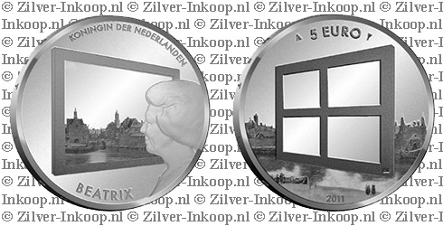 Zilveren Euro's waarde. Koers zilveren 5 & 10 Euro Nederland prijs.